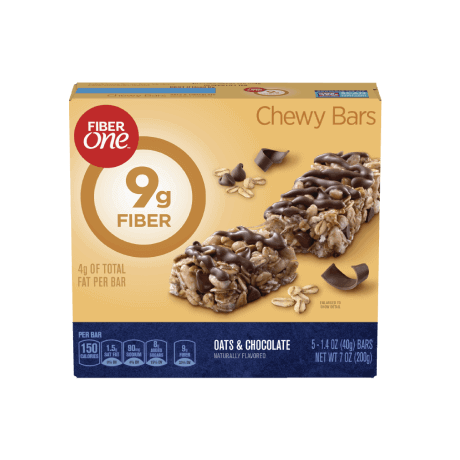 FiberOne Oats & Chocolate Chewy Bars - Fiber One